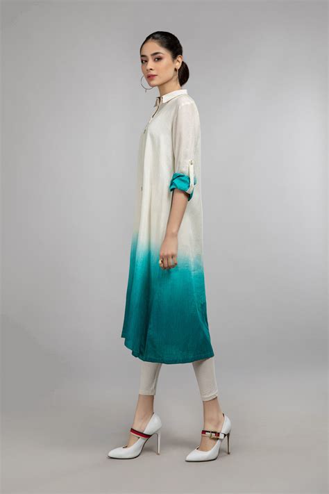 Shirt Green Mb Ss21 19 Is Available In Green Color Mariab Mariab