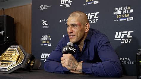 Ufc 307 Alex Pereira Post Fight Interview 1 Mma Junkie