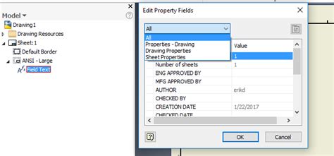 solved missing properties model in drawings autodesk community
