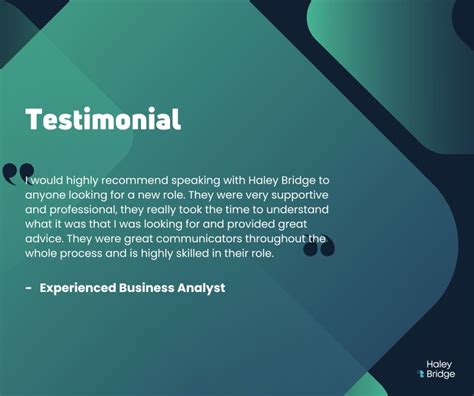 haley bridge on linkedin haleybridgerecruitment testimonialtuesday