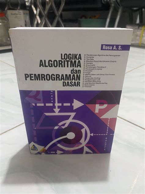 Algoritma Dan Pemrograman Dasar By Rosa A S On Carousell
