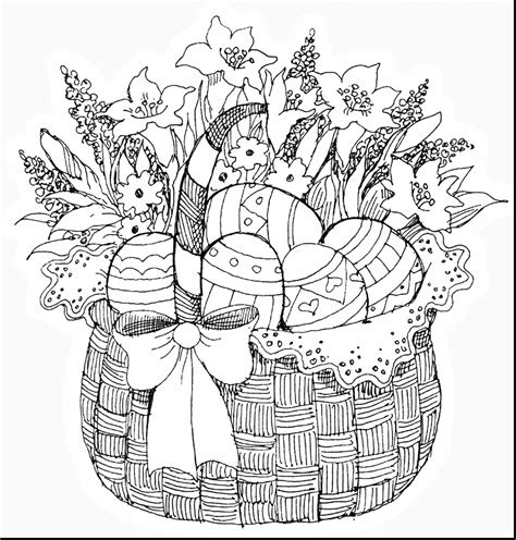 Easter Basket Coloring Pages