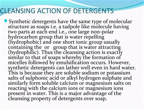 Soap And Detergents Ppt