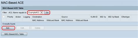 Creating A Mac Based Acl On The Sg350xg And Sg550xg Cisco