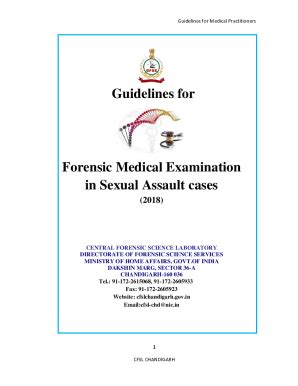 Fillable Online Protocol For Medico Legal Examination Of Accused Of Sexual Fax Email Print
