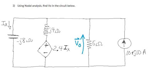 solved using nodal analysis find v0 ﻿in the circuit below