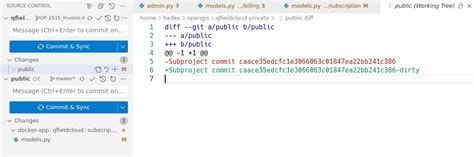 Phantom Pseudo File Listing Diff Git Changes To Submodule Issue Microsoft Vscode