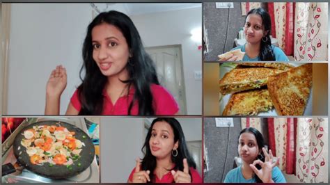 My Morning routine/DIML/how to make vegetable sandwitch in Telugu - YouTube