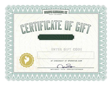 SparkFun Gift Certificate Raspberry Pi Arduino