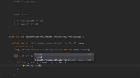 How Many Numbers Are Smaller Than The Current Number Leetcode Easy
