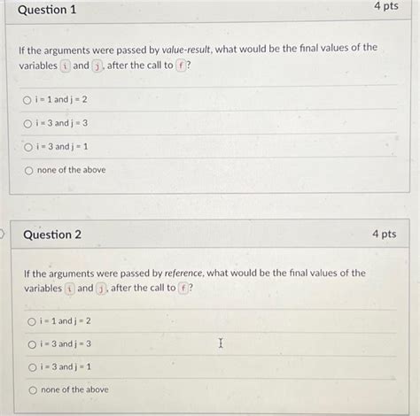 Solved The First 2 Questions Refer To This C C Code Chegg Com