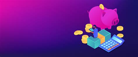 예산 제어 응용 프로그램 아이소메트릭 3d 배너 헤더 3차원 형태에 대한 스톡 벡터 아트 및 기타 이미지 3차원 형태 가계 가리기 Istock