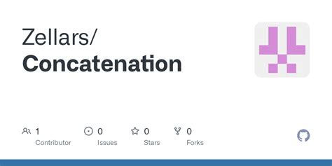 Github Zellarsconcatenation