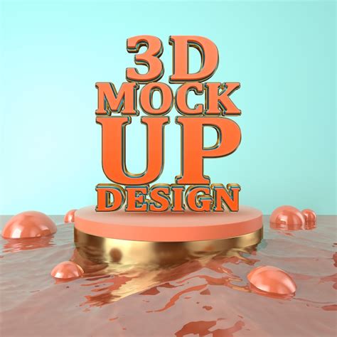 premium psd three dimensional minimal podium display scene