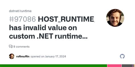 host runtime contract has invalid value on custom runtime host on