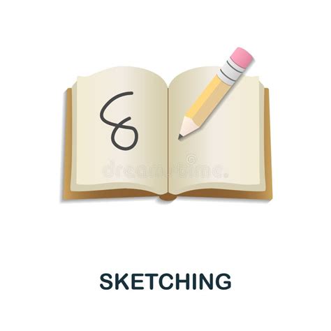 Sketching Icon 3d Illustration From Web Development Collection Creative Sketching 3d Icon For