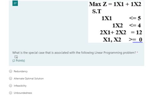 solved 27 max z 1x1 1x2 s t 1x1