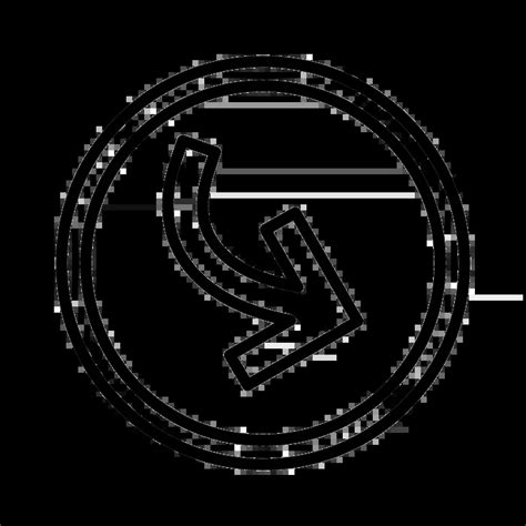 오른쪽 화살표 아이콘 다운 라인 벡터 일러스트 Png Ai 무료 다운로드 Pikbest