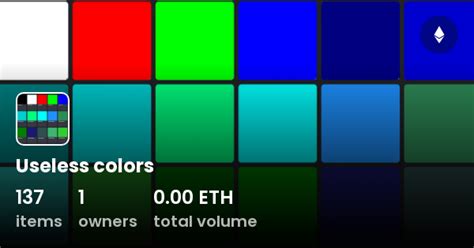 Useless Colors Collection Opensea