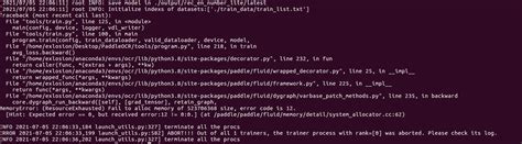 进行PaddleOCR识别训练时内存不断泄漏最终导致各种错误终止 Issue PaddlePaddle PaddleOCR GitHub