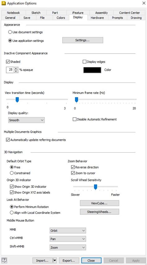 solved viewcube disable inactive state autodesk community
