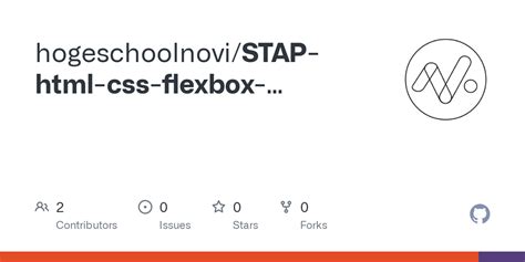 Github Hogeschoolnovistap Html Css Flexbox Opdracht