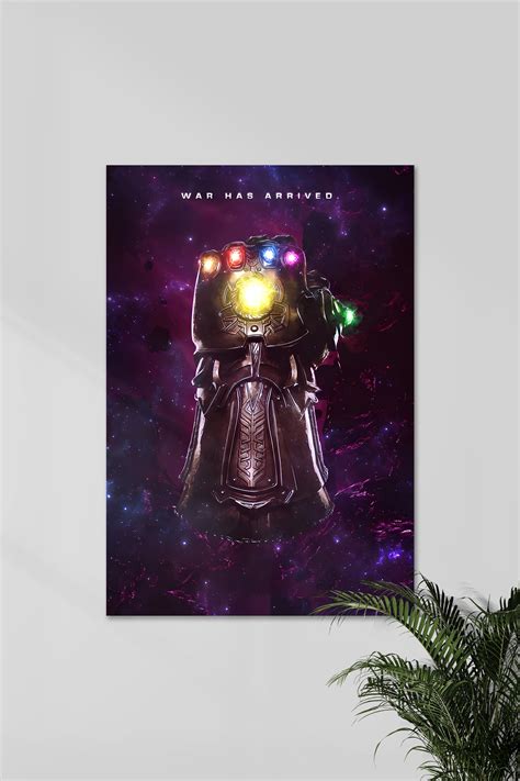 The Infinity Gauntlet War Has Arrived Mcu Movie Poster Posterized