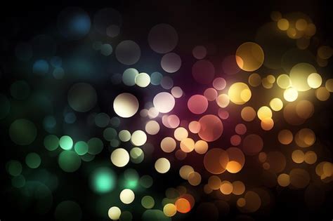 Premium Photo Abstract Bokeh Background Generative Ai