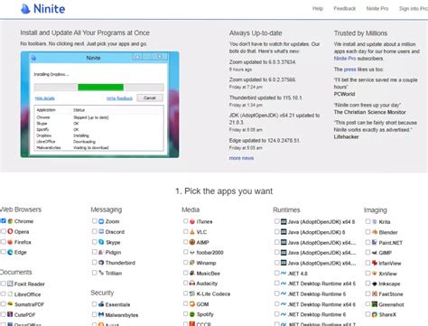 Ninite La Soluzione One Click Per Installare Software Su Pc