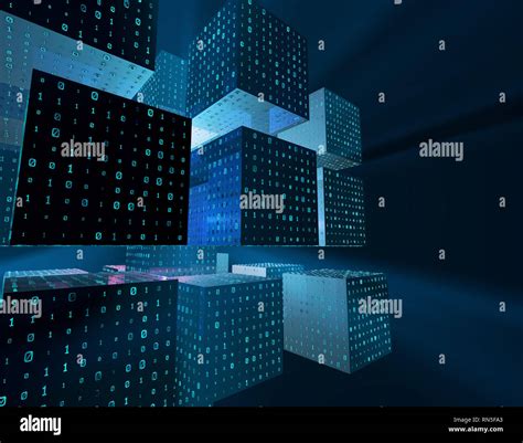 Cube Intelligent Technology Binary Code Network Program And Data