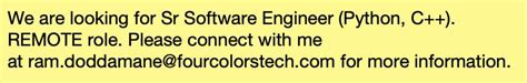 Ram K Doddamane On Linkedin Python C Cplusplus Olegvishnepolsky