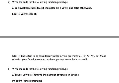 solved a write the code for the following function