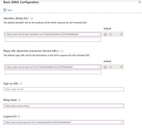Azure Active Directory Saml Setup — Kasm 1160 Documentation