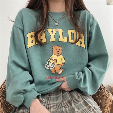 피크닉 곰돌이 맨투맨