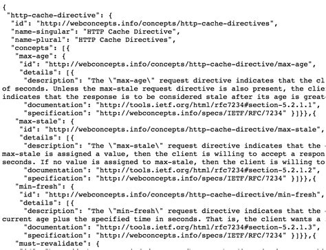 A JSON Feed Of Critical Web Concepts To Integrate Into API Design Service And Tooling