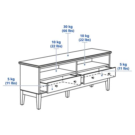 IdanÄs Tv Unit White 6334x1534x2434 Ikea