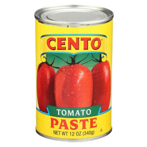 Tomato Paste 12oz Cento Maceo Spice And Import Co