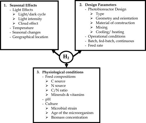 Parameters Affecting Photofermentative Hydrogen Production Download Scientific Diagram