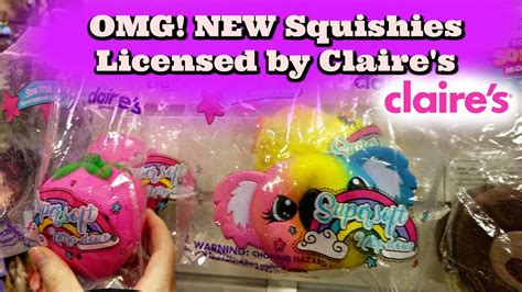 Omg New Squishies Licensed By Claires Super Cute And Slow Rising