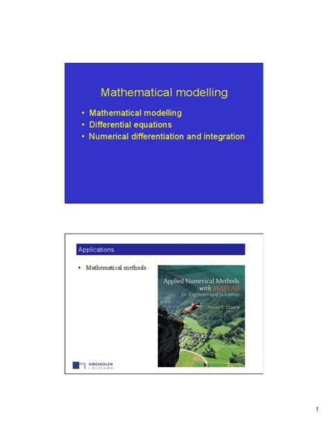 4 Matlab Mathemathical Modelling Pdf Derivative Equations