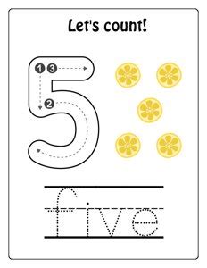Number 5 Worksheets Preschool And Kindergarten Worksheets