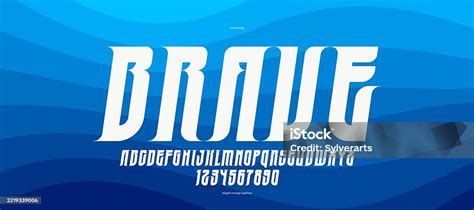 Ilustración De Luxury Elegant Vector Font For Logos And Emblems Modern