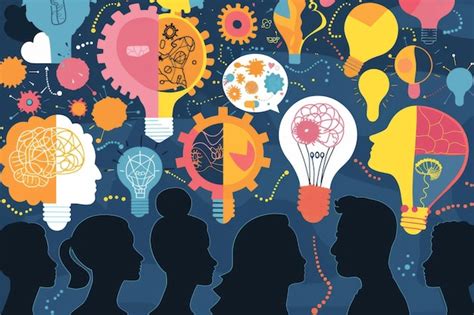 Premium Photo Group Of People Brainstorming Ideas Together Generative Ai