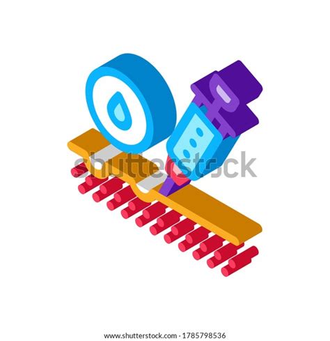 Subcutaneous Injection Rejuvenation Icon Vector Isometric เวกเตอร์สต็อก ปลอดค่าลิขสิทธิ์