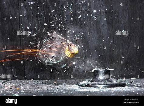 Exploding Light Bulb Hi Res Stock Photography And Images Alamy