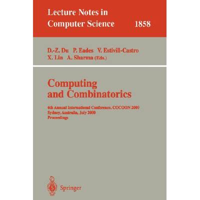 Computing And Combinatorics Th Annual International Conference COCOON Sydney