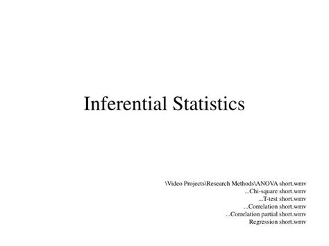 Ppt Inferential Statistics Powerpoint Presentation Free Download