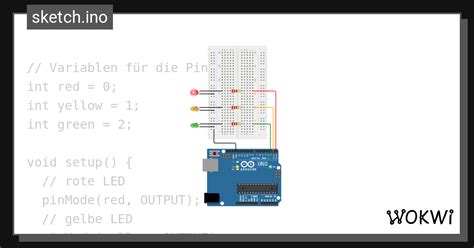 arduino script ab4 lösung 1 bis 3 wokwi esp32 stm32 arduino simulator