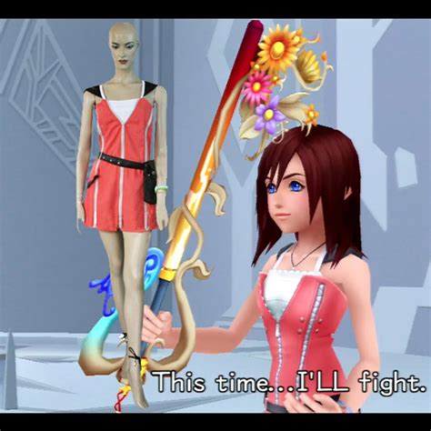 Kingdom Hearts 2 Kairi Pink Dress Cosplay Outfits