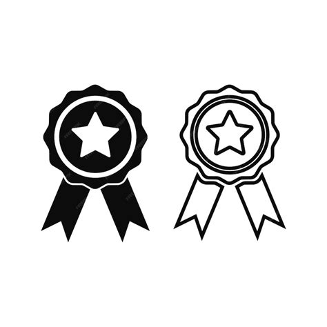 Premium Vector Bagde Icon On White Background